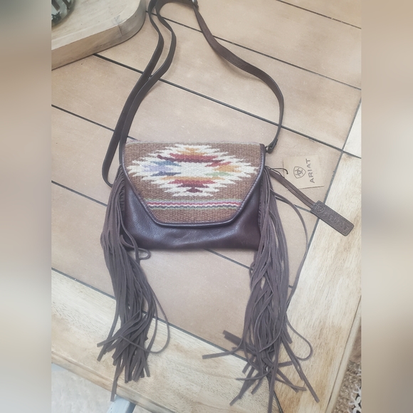 Ariat | Bags | Brown Fringe Crossbody Bag Ariat Brand | Poshmark